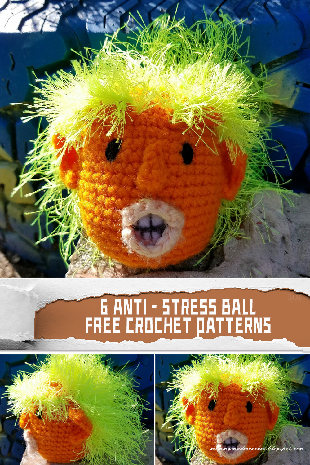 6 Anti-Stress Ball Crochet Patterns - FREE - iGOODideas.com