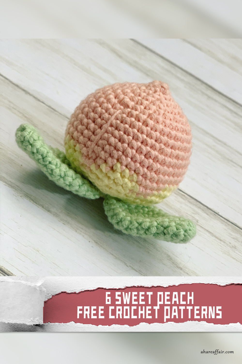 6 Sweet Peach Crochet Patterns - FREE - iGOODideas.com
