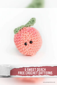 6 Sweet Peach Crochet Patterns - FREE - iGOODideas.com