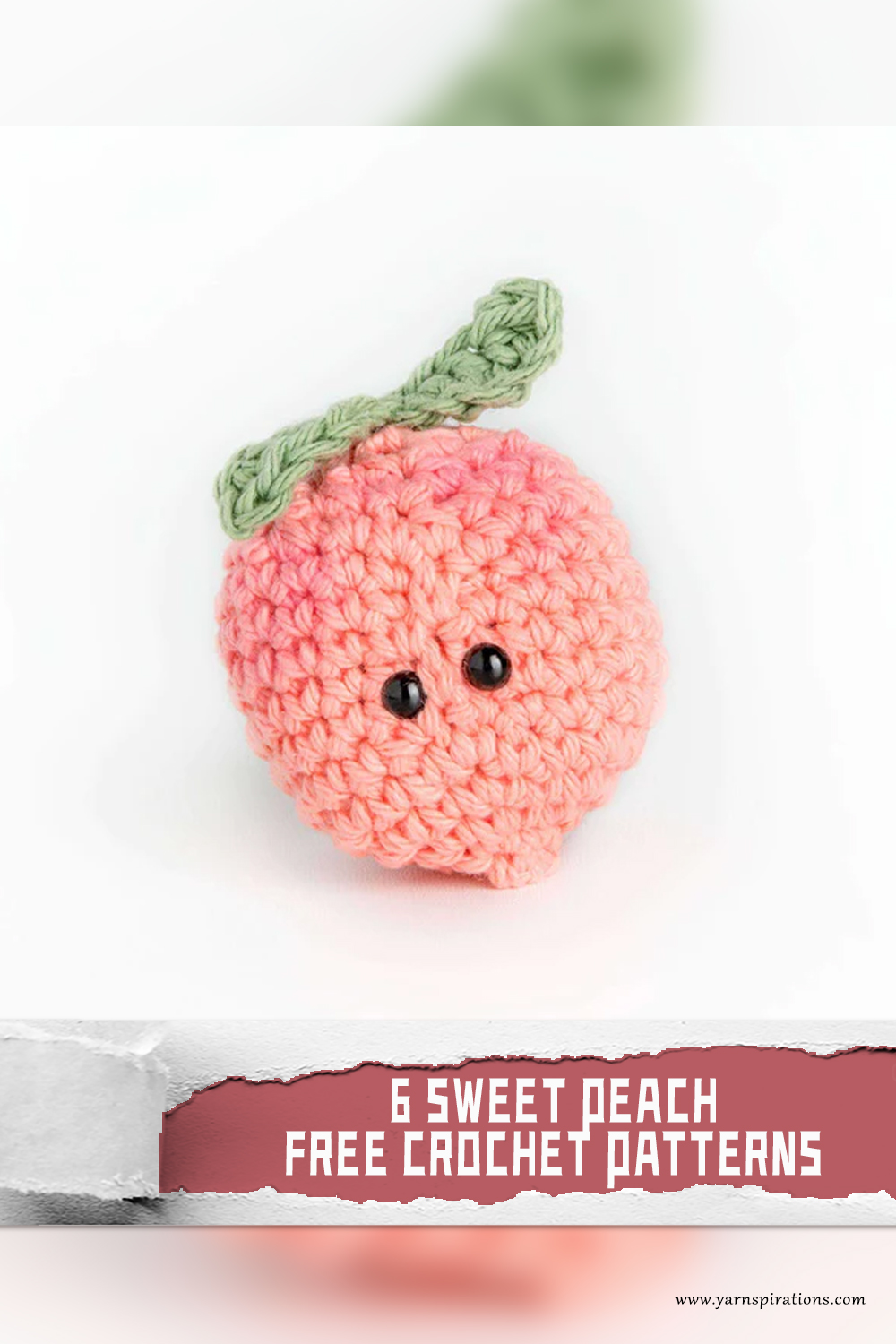 6 Sweet Peach Crochet Patterns - FREE - iGOODideas.com