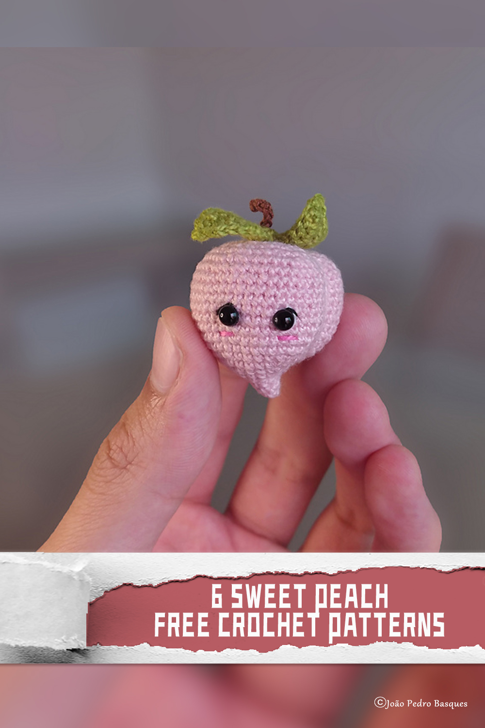 6 Sweet Peach Crochet Patterns - FREE - iGOODideas.com