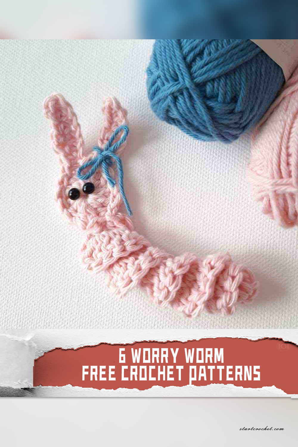 The Whimsical World of Worry Worm Crochet Patterns - iGOODideas.com