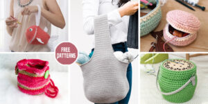 6 Yarn Holder Crochet Patterns – FREE - iGOODideas.com