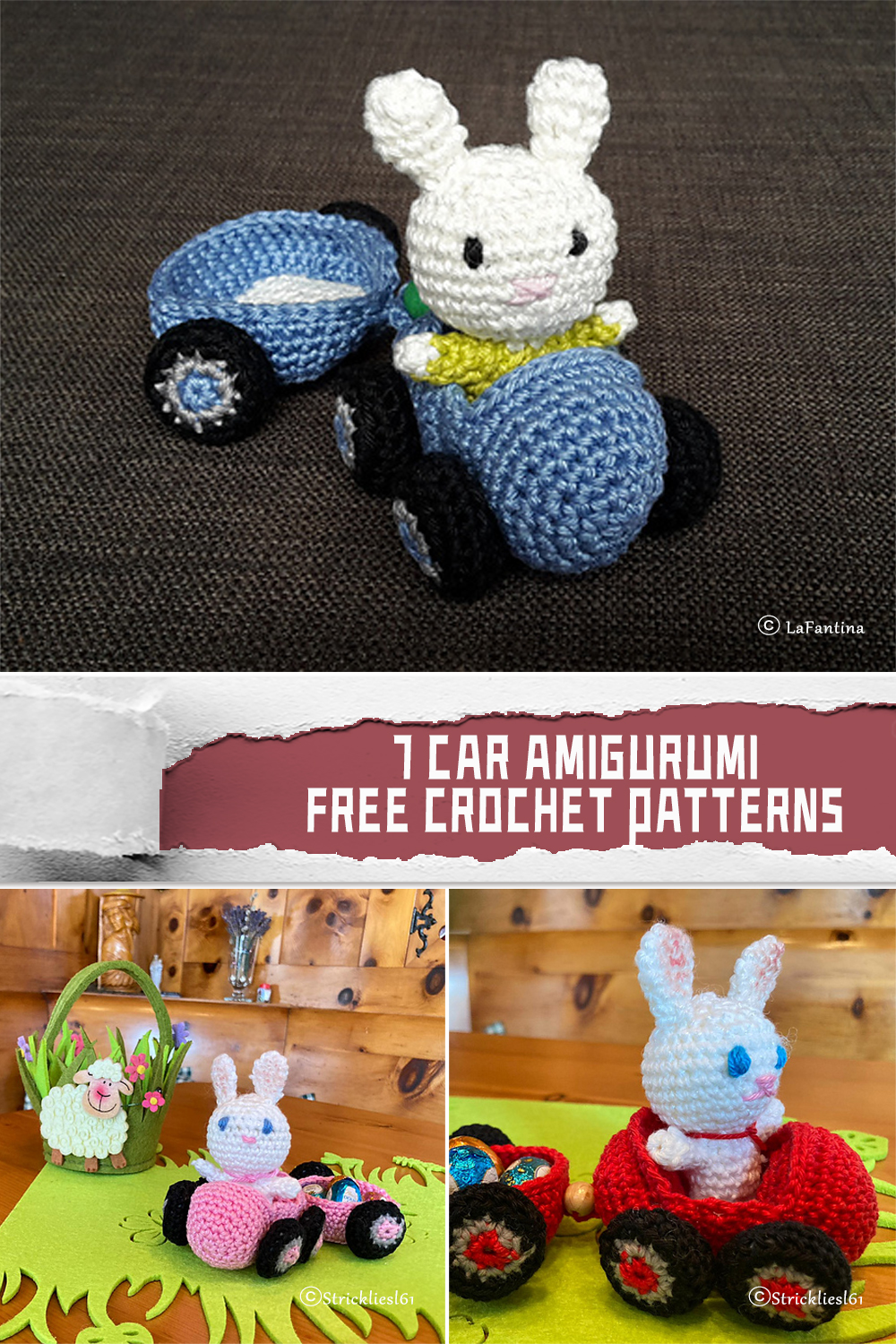 7 Car Amigurumi Crochet Patterns - FREE - iGOODideas.com