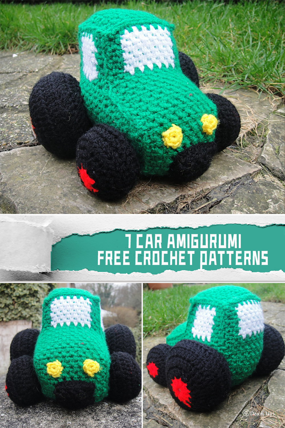 7 Car Amigurumi Crochet Patterns - FREE - iGOODideas.com