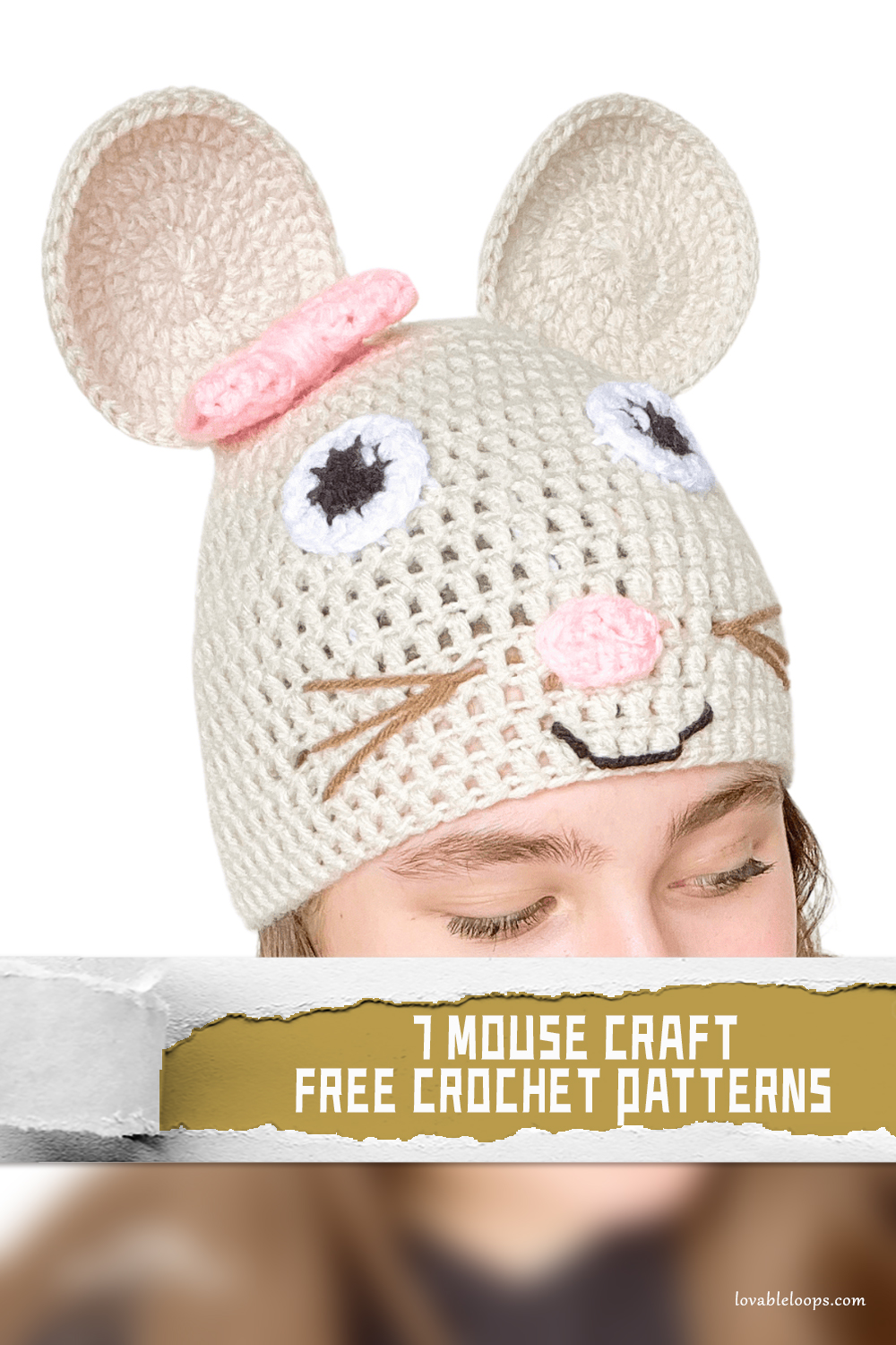 7 Mouse Craft Crochet Patterns - FREE - iGOODideas.com