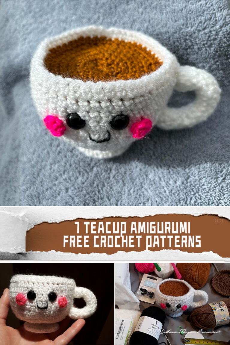 7 Teacup Amigurumi Crochet Patterns - FREE - iGOODideas.com