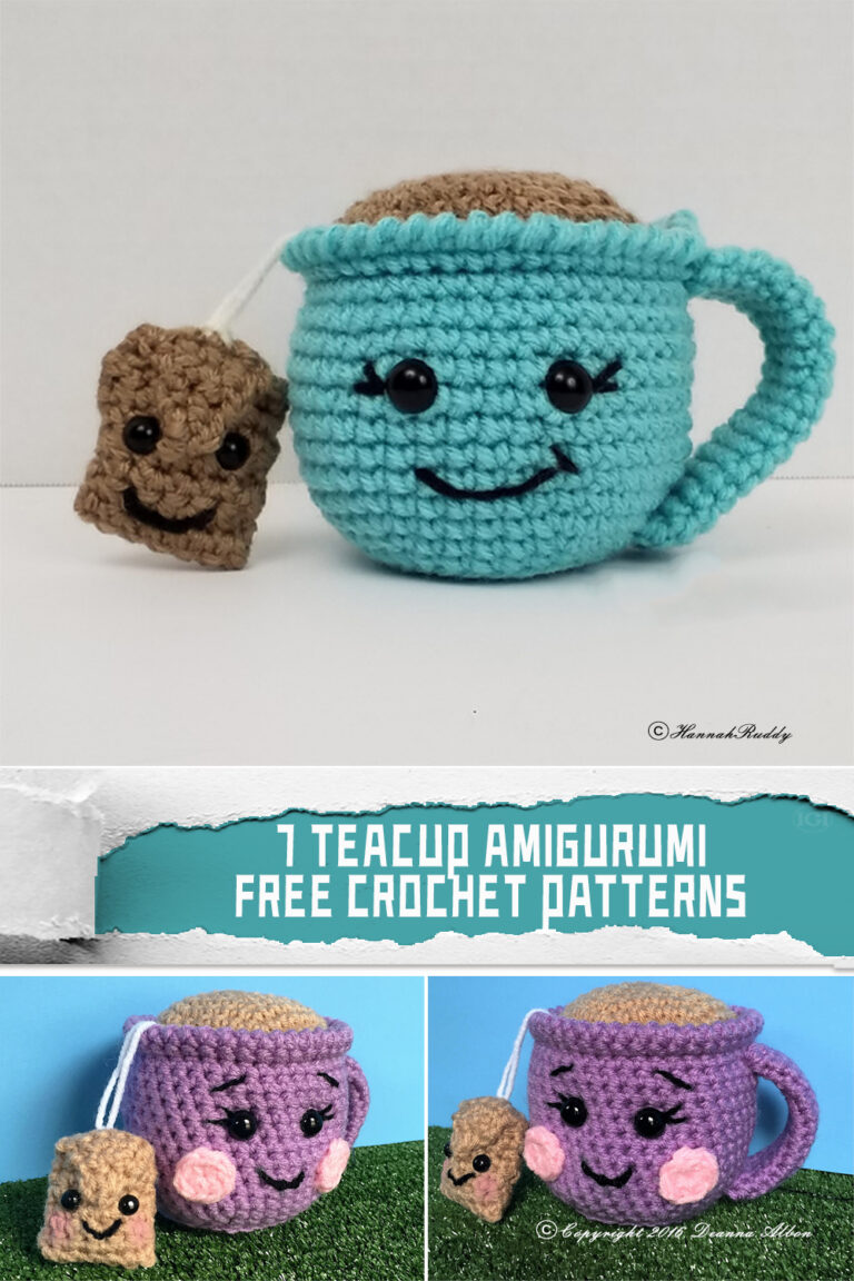 7 Teacup Amigurumi Crochet Patterns - FREE - iGOODideas.com