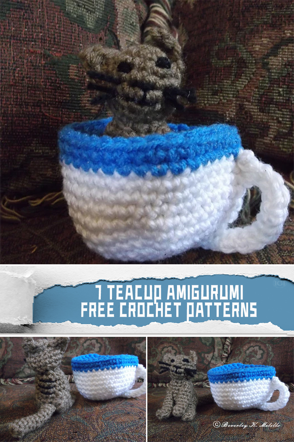 7 Teacup Amigurumi Crochet Patterns - FREE - iGOODideas.com