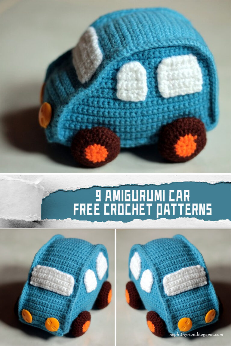 9 Amigurumi Car Crochet Patterns - FREE - iGOODideas.com