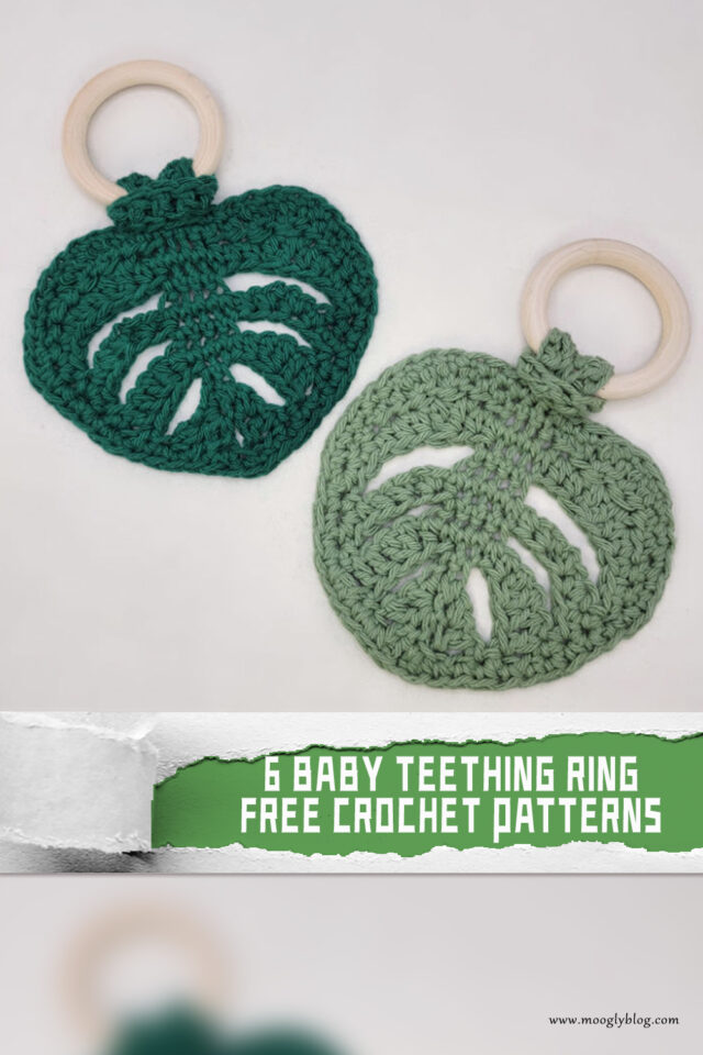 6 Baby Teething Ring Crochet Patterns - FREE - iGOODideas.com