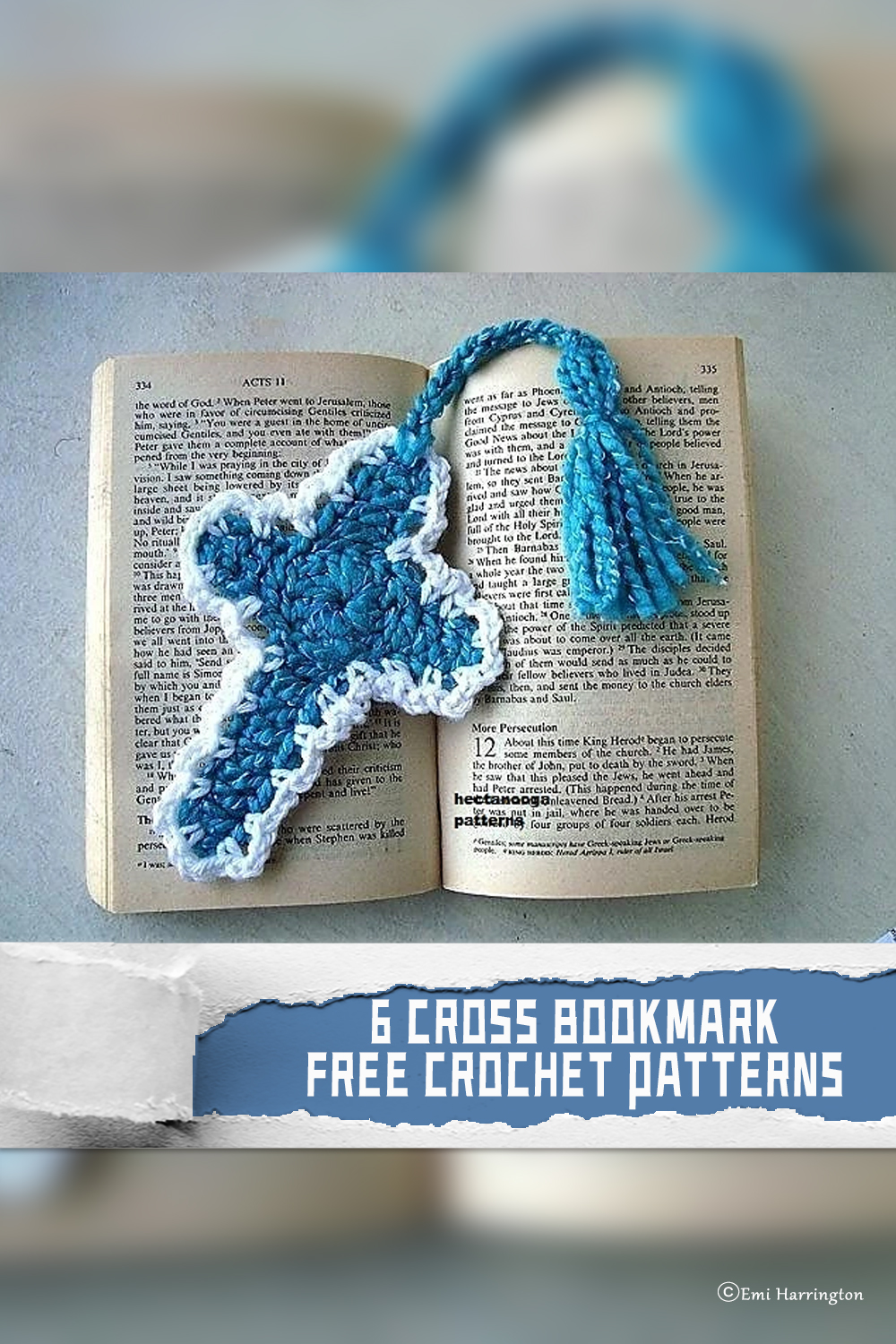 6 Cross Bookmark Crochet Patterns – FREE - iGOODideas.com