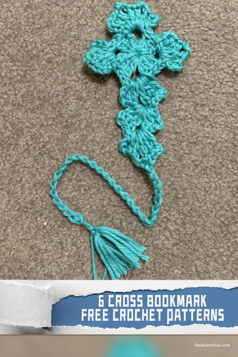 6 Cross Bookmark Crochet Patterns – FREE - iGOODideas.com