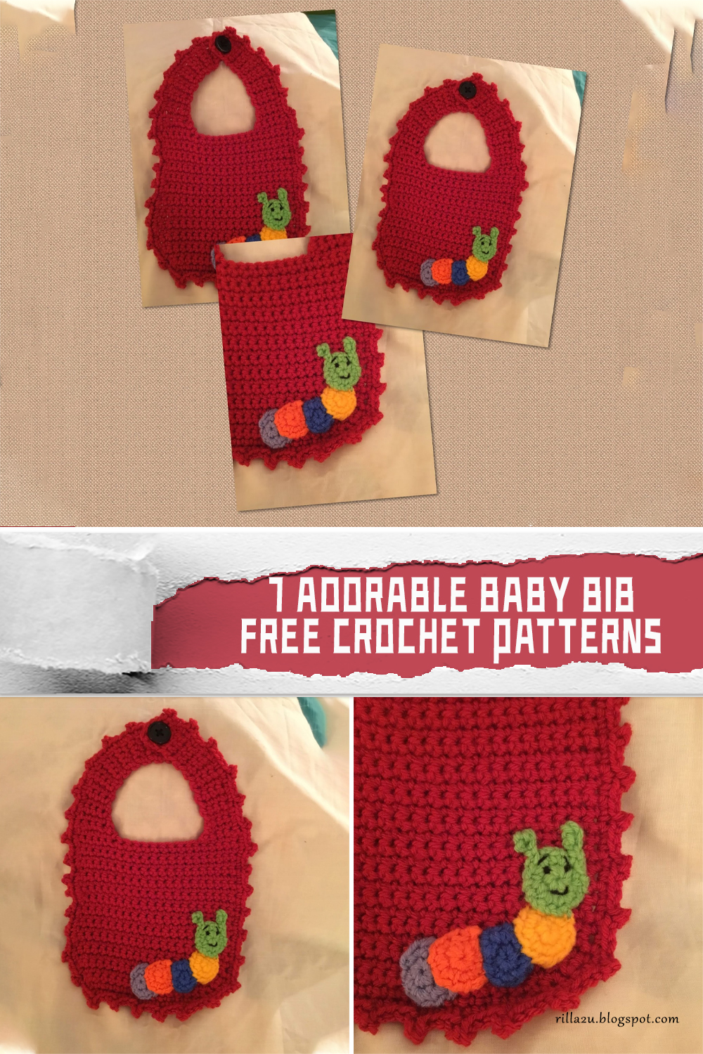 7 Adorable Baby Bib Crochet Patterns - FREE - iGOODideas.com