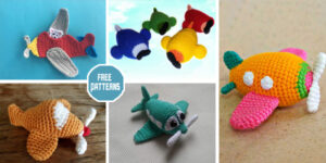 7 Amigurumi Airplane Crochet Patterns - FREE - iGOODideas.com
