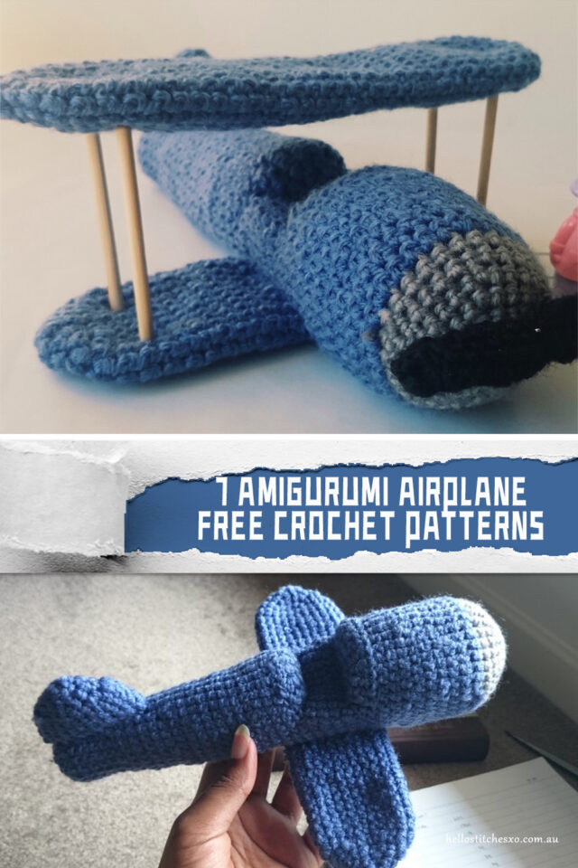 7 Amigurumi Airplane Crochet Patterns - FREE - iGOODideas.com