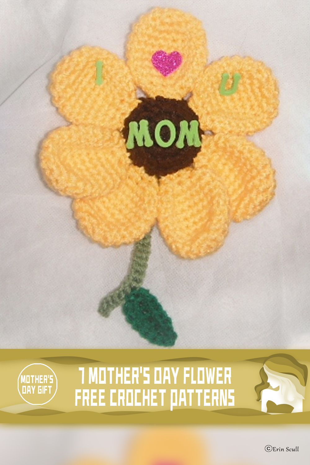 7 Mother's Day Flower Crochet Patterns - FREE - iGOODideas.com
