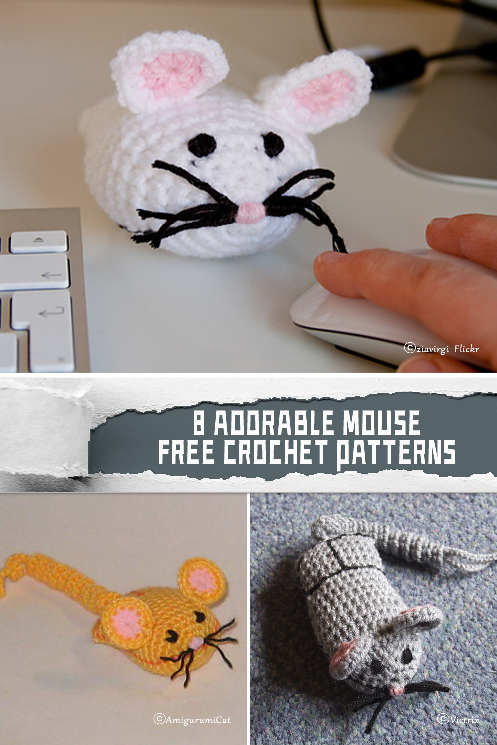 Discover the Cutest Mouse Crochet Patterns - iGOODideas.com