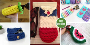 8 Eyeglass Case Crochet Patterns - FREE - iGOODideas.com