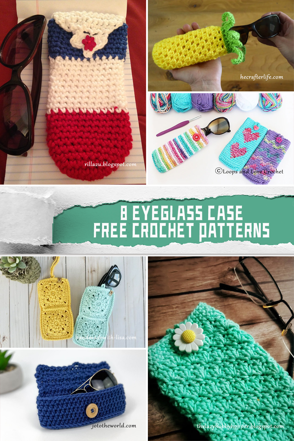 8 Eyeglass Case Crochet Patterns - FREE - iGOODideas.com