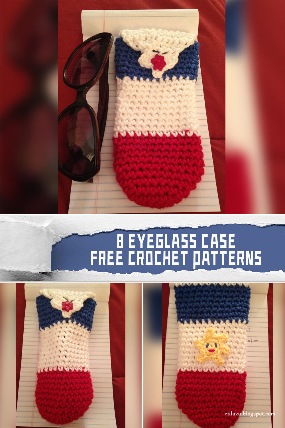 8 Eyeglass Case Crochet Patterns - FREE - iGOODideas.com