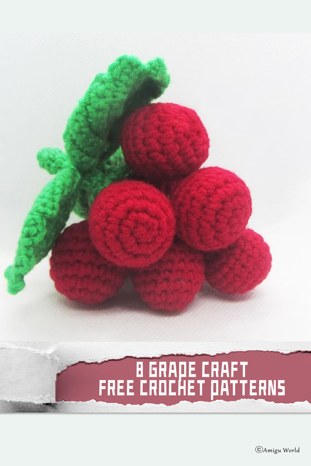 8 Grape Craft Crochet Patterns - FREE - iGOODideas.com