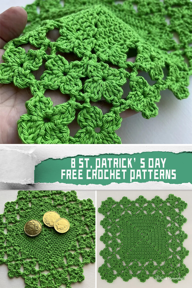8 St. Patrick’s Day Crochet Patterns - FREE - iGOODideas.com