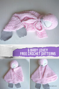 6 Delightful Baby Lovey Crochet Patterns - FREE - iGOODideas.com