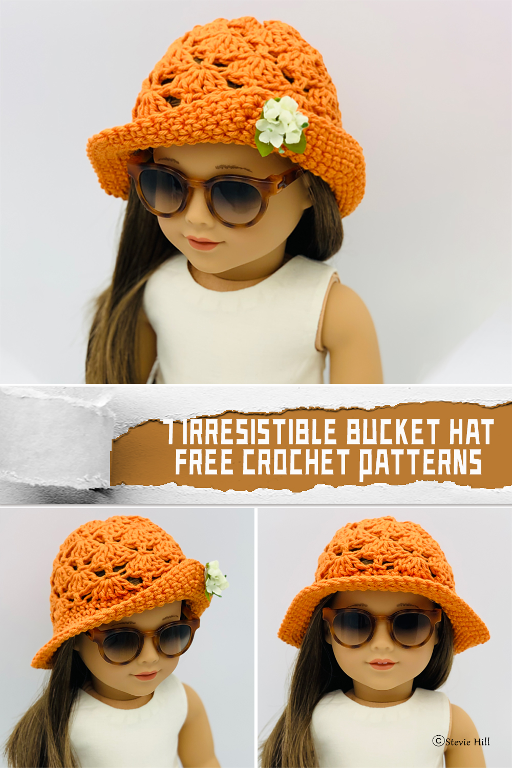 7 Irresistible Bucket Hat Crochet Patterns - FREE - iGOODideas.com