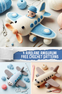 Airplane Amigurumi Crochet Patterns - FREE - iGOODideas.com