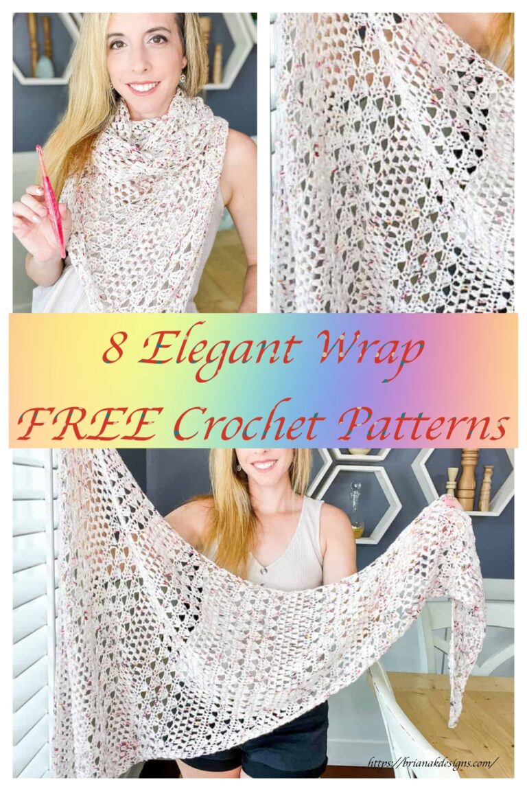 8 Elegant Wrap Crochet Patterns – FREE - iGOODideas.com