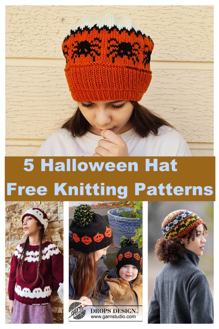 5 Halloween Hat Knitting Patterns – FREE - iGOODideas.com