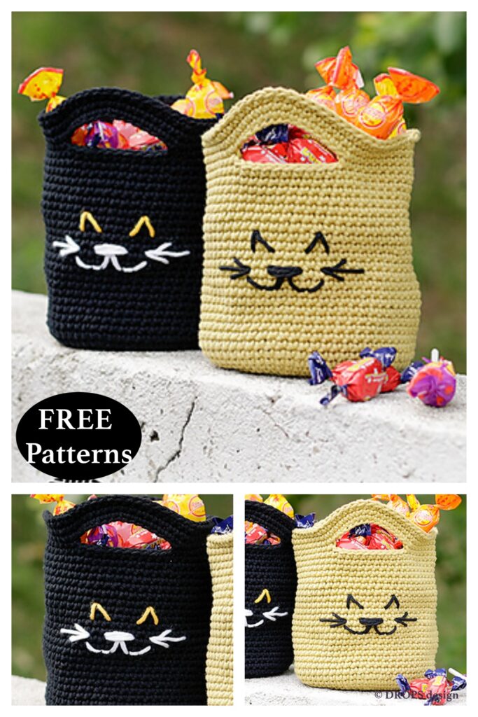 9 Adorable Cat Bag Crochet Patterns – FREE - iGOODideas.com