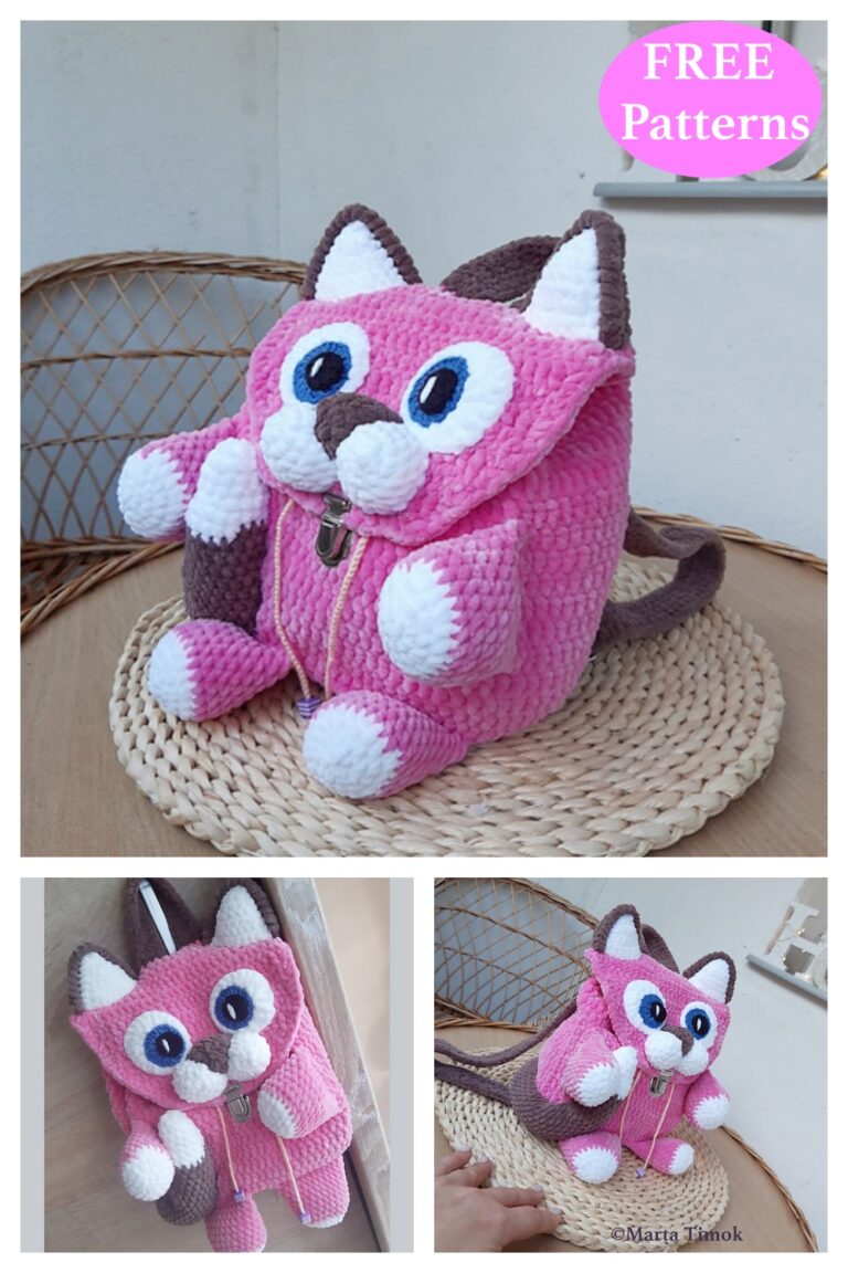 9 Adorable Cat Bag Crochet Patterns – FREE - iGOODideas.com