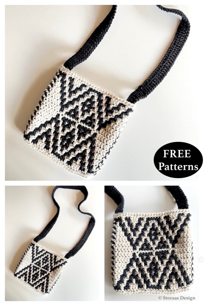 Unique Tiny Bag Crochet Patterns - FREE - iGOODideas.com