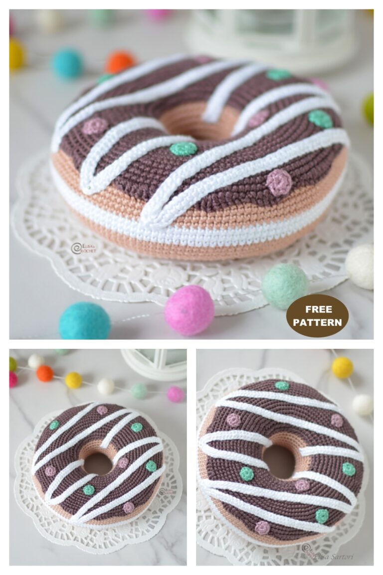 5 Creative Donut Crochet Patterns - FREE - iGOODideas.com