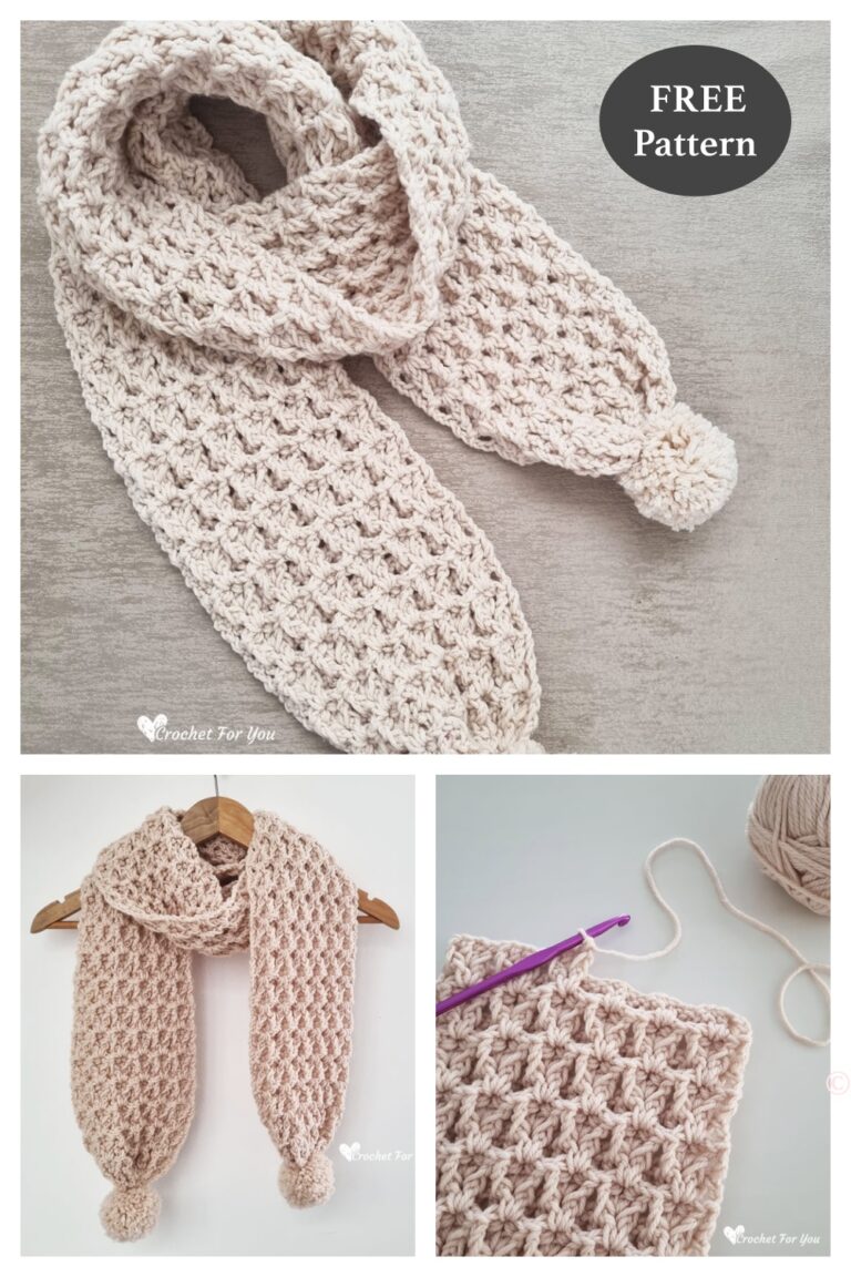 Cable Scarf Crochet Patterns - FREE - iGOODideas.com