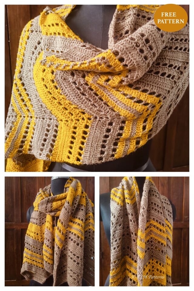 7 Unique Scarf Crochet Patterns – FREE - iGOODideas.com