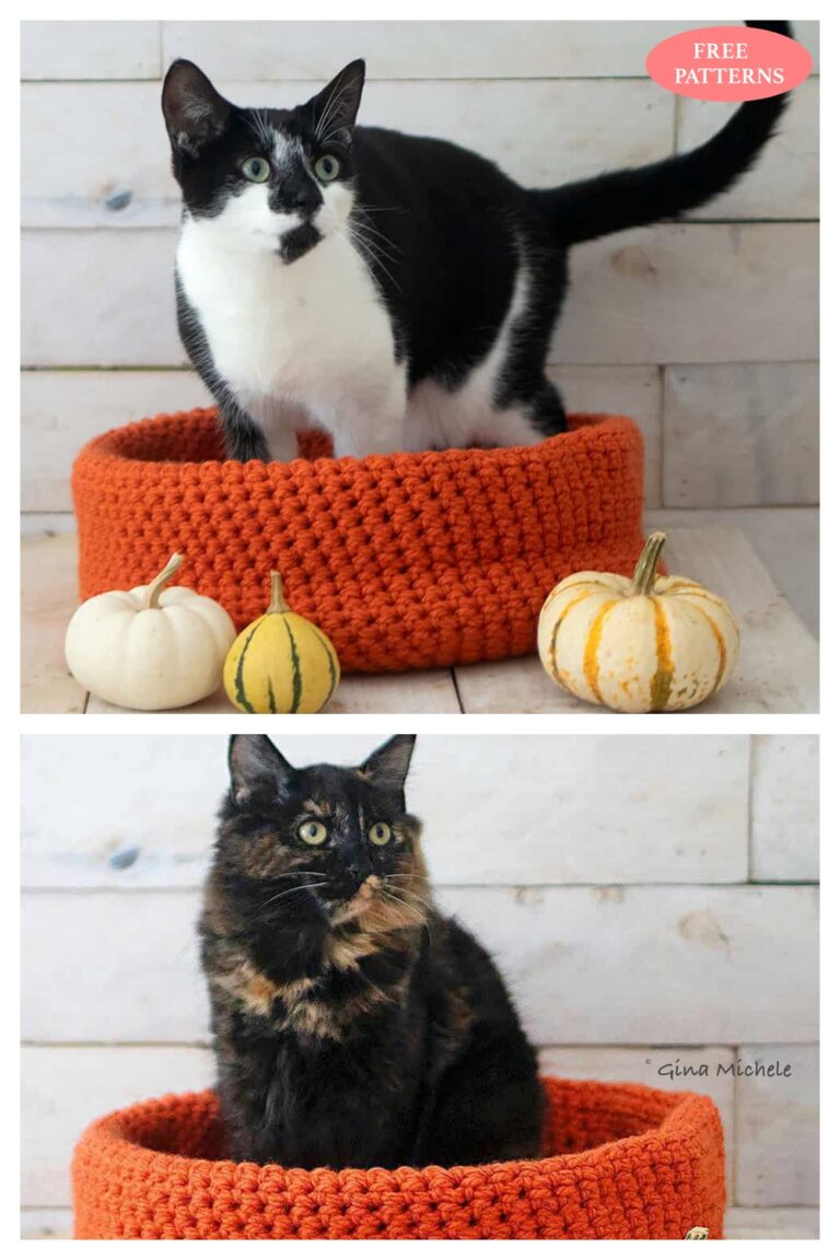 18 Free Crochet Cat Bed Patterns – DFLASJ