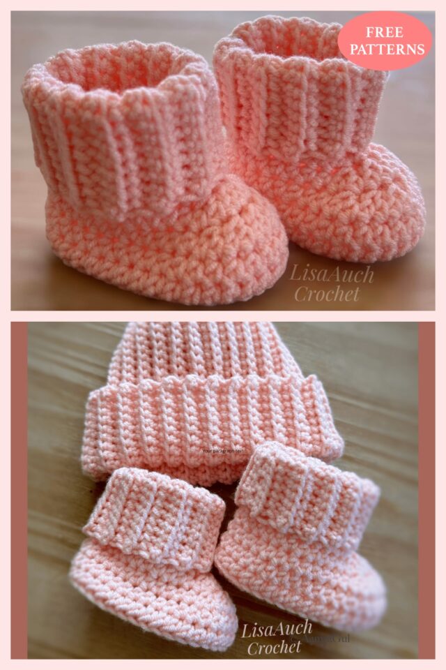 6 Delightful Baby Booties Crochet Patterns - FREE - iGOODideas.com