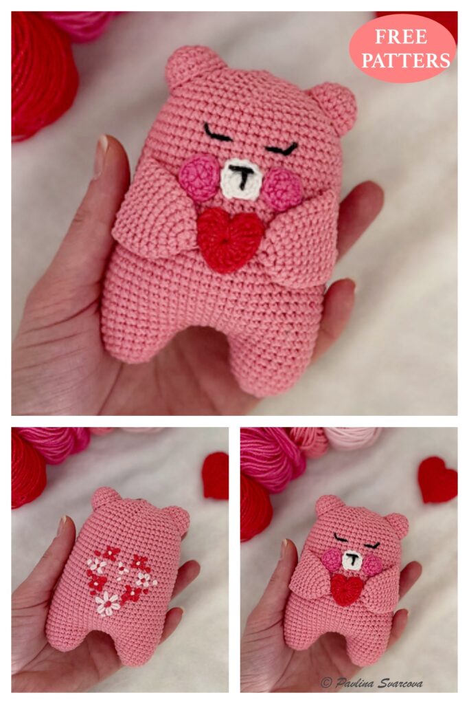 6 Valentine Amigurumi Crochet Patterns - FREE - iGOODideas.com