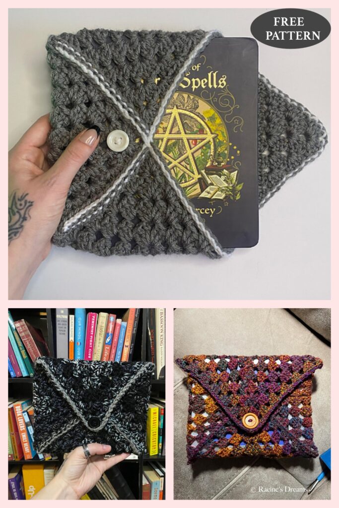 6 Book Sleeve Crochet Patterns – FREE - iGOODideas.com
