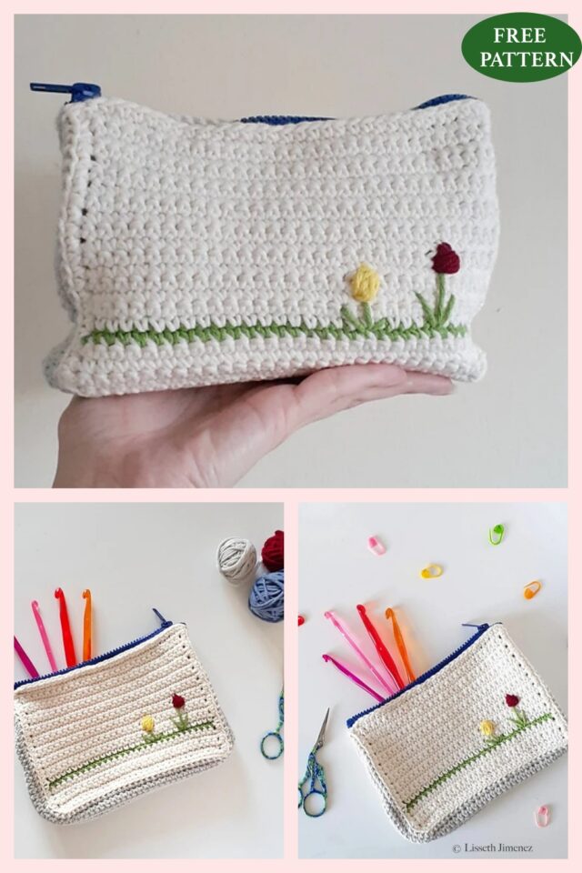 7 Tulip Bag Crochet Patterns – FREE - iGOODideas.com