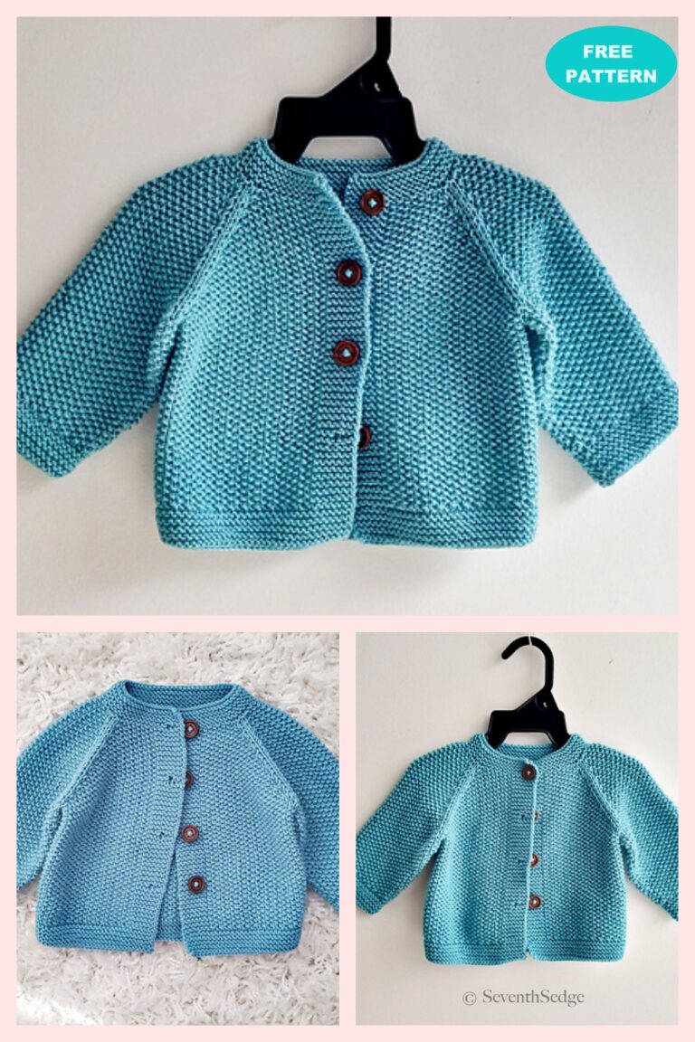 5 Baby Cardigan Knitting Patterns – FREE - iGOODideas.com
