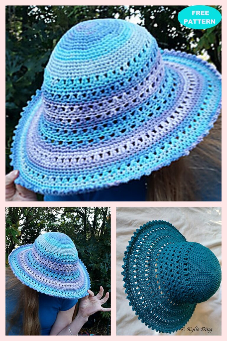 5 Summer Sun Hat Crochet Patterns – FREE - iGOODideas.com