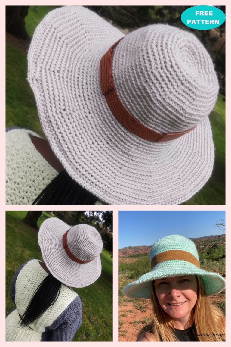 5 Summer Sun Hat Crochet Patterns – FREE - iGOODideas.com