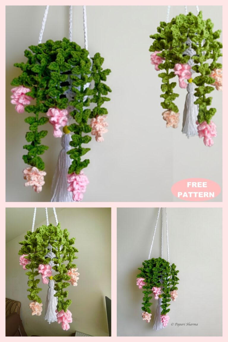 5 Flower Vines Crochet Patterns - FREE - iGOODideas.com