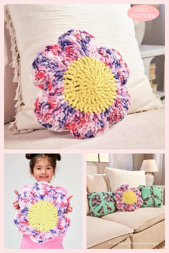 5 Stylish Pillow Crochet Patterns – FREE - iGOODideas.com