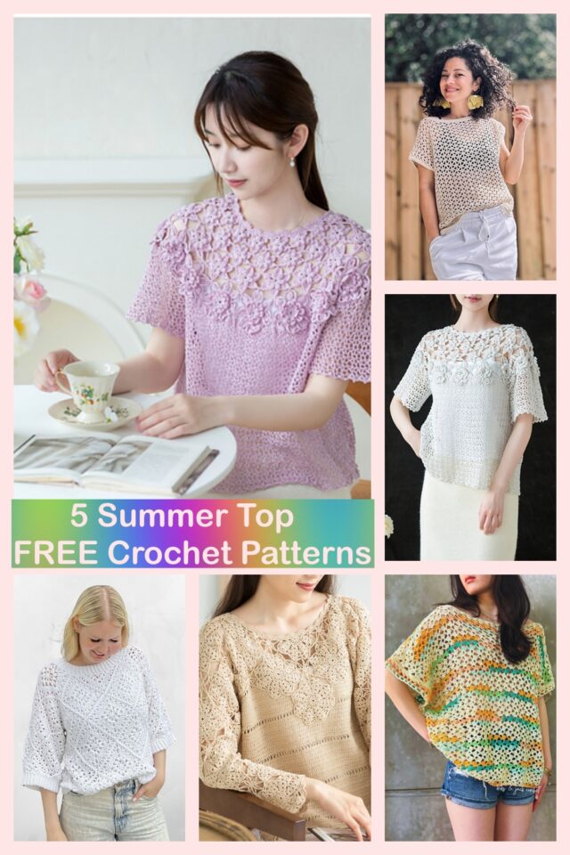 Amazing Crochet Summer Tops Patterns For Free Gallery