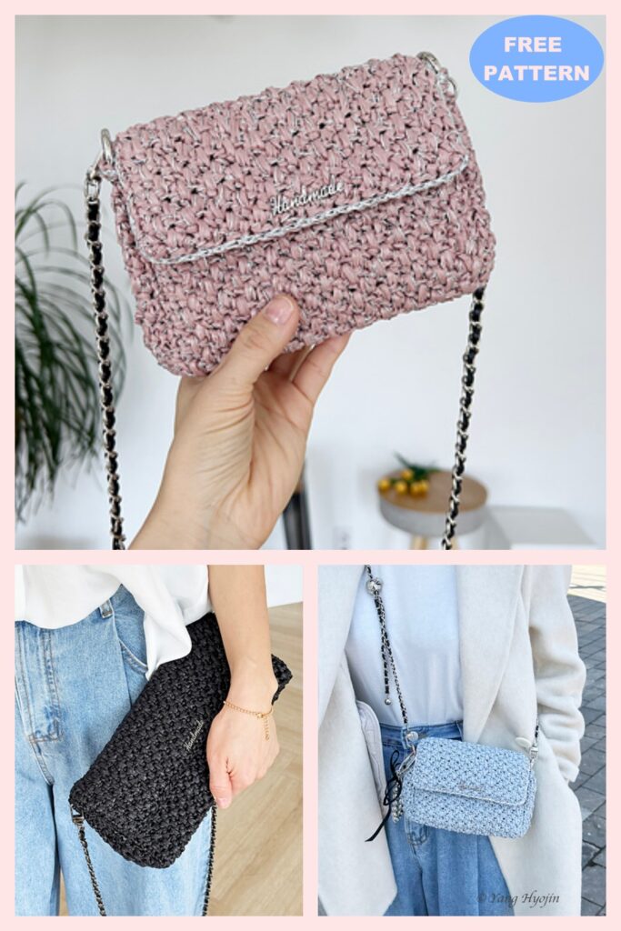 6 Crocheted Crossbody Bag Patterns - FREE - iGOODideas.com